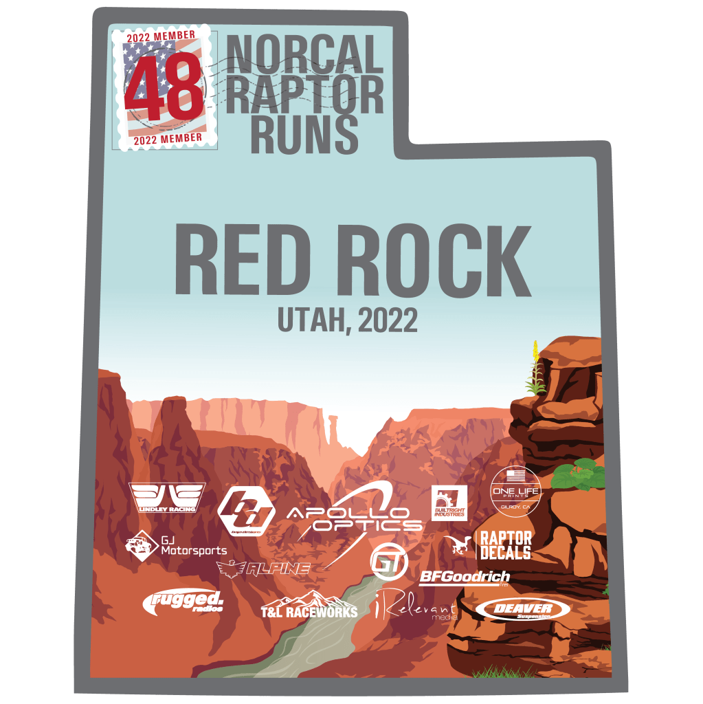 Bootleggers 2020 Replacement Mini Decal Set – NorCal & SoCal Raptor Runs